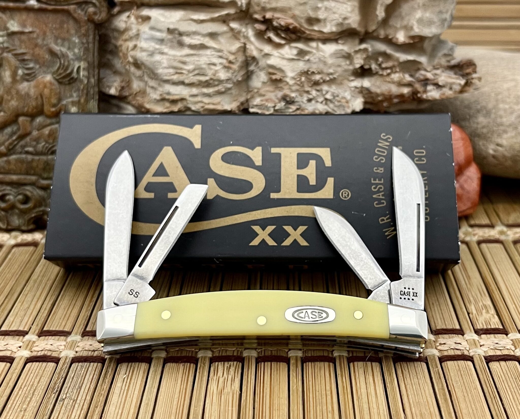 Yellow Synthetic Congress Pocket Knife | Case XX 2023