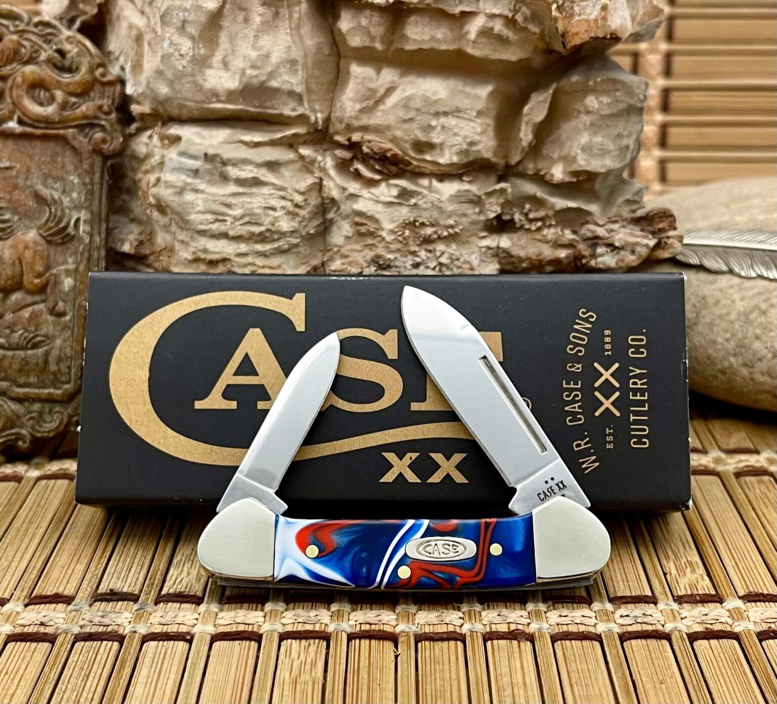 Case XX USA 2025 Smooth Patriotic Kirinite 11228 Stainless Baby ...