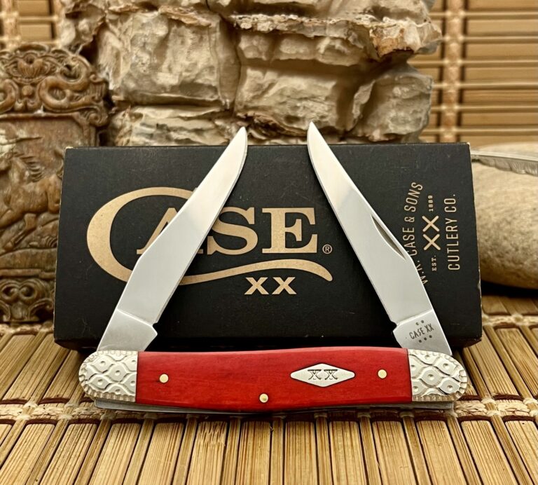 Case XX Muskrat – Diamond XX Shield & Engraved Bolsters