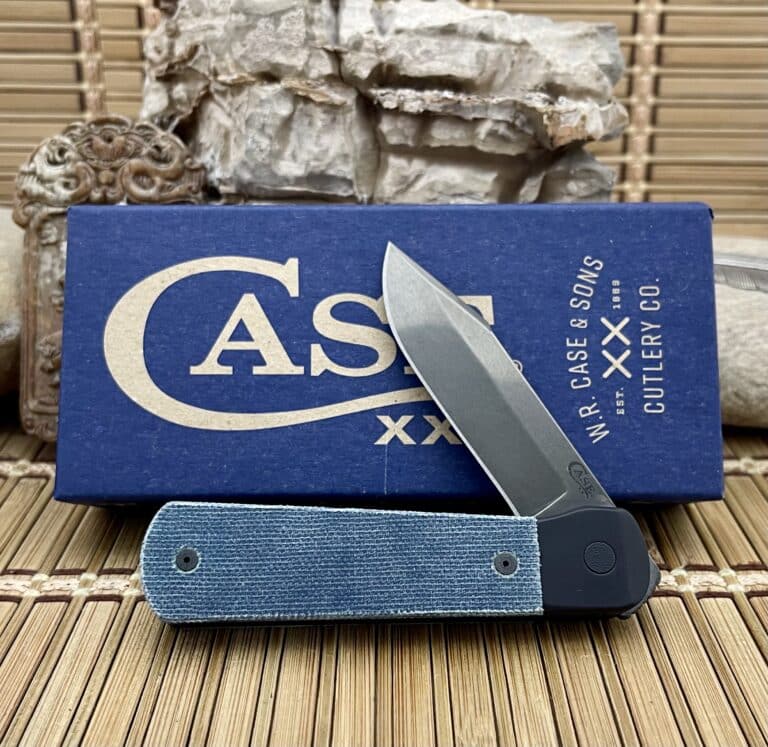 Blue Denim Longhouse Pocket Knife | Case XX 10845
