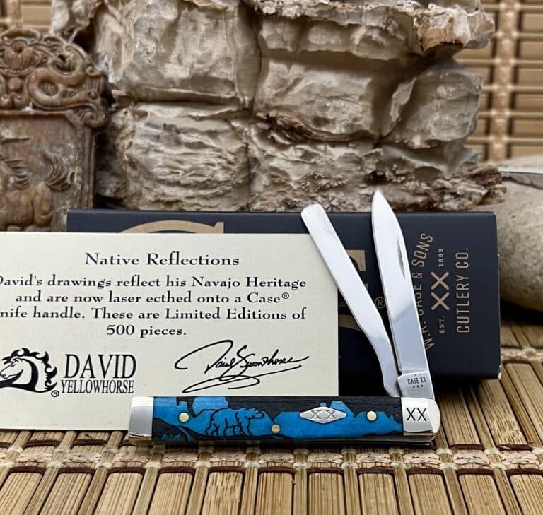 Case Yellowhorse Grizzly Mountain Baby Doc Knife