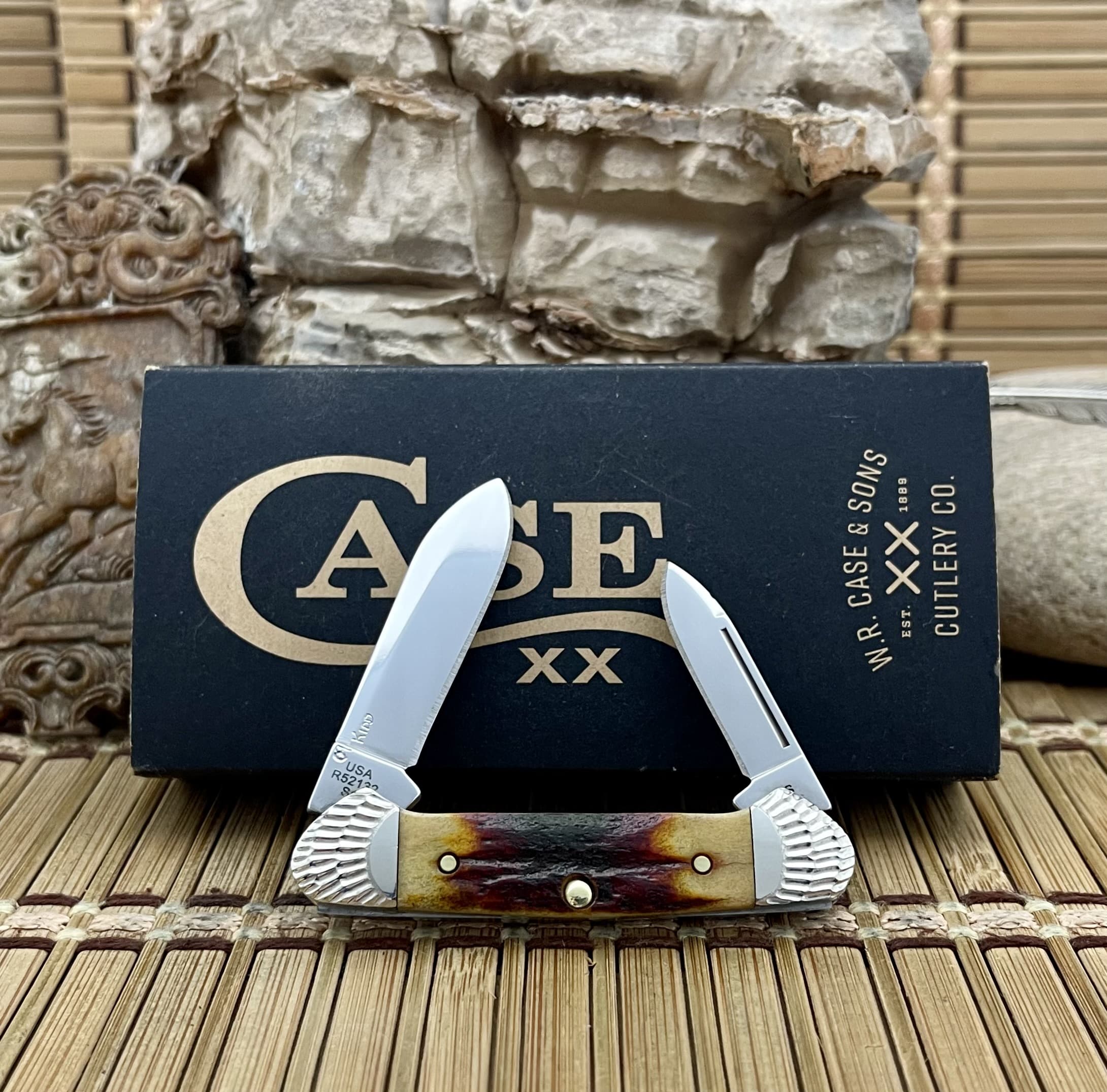 Custom Case XX Red Stag Baby Butterbean - Engraved #09/50