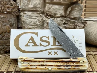 Case XX Damascus Sod Buster Jr - Deep Canyon Bone