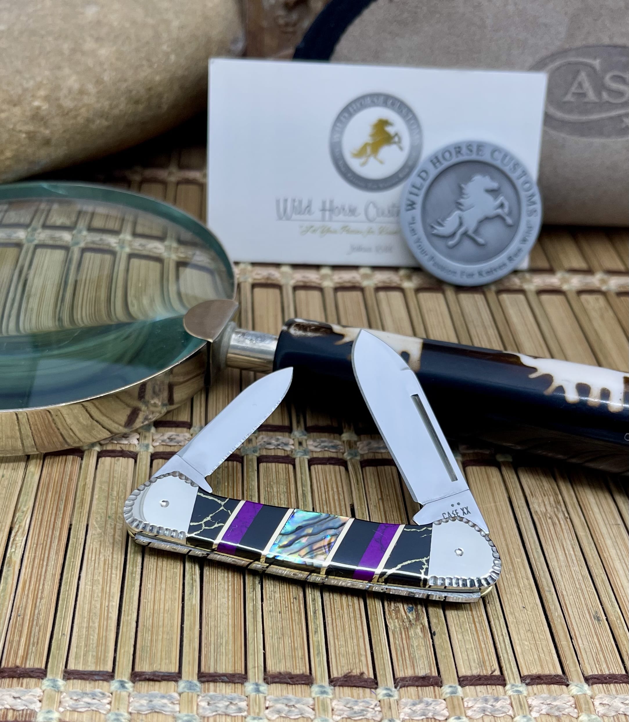 case abalone black jet baby butterbean Wild Horse